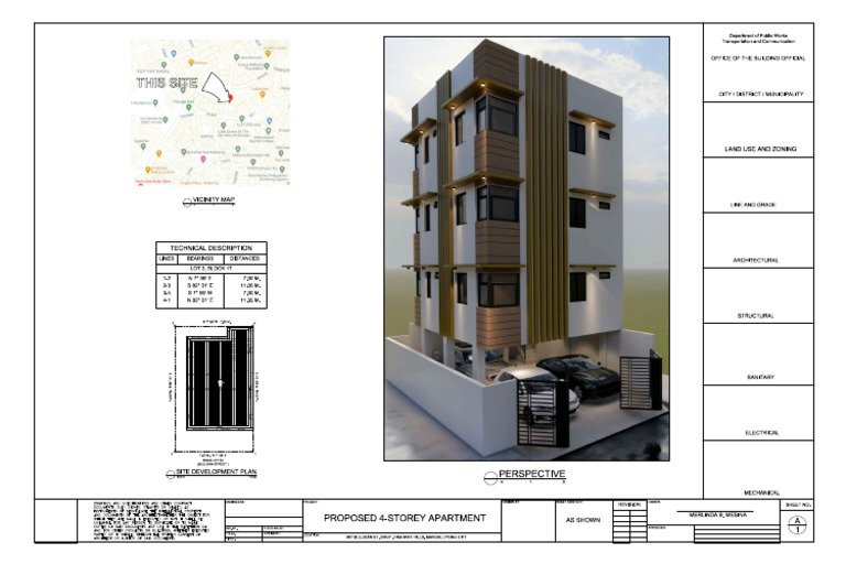 This Site: Proposed 4-Storey Apartment | PDF | Cartography | Geography