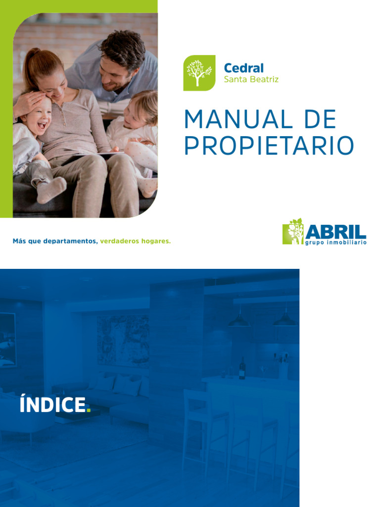 Manual de Propietarios de Edificio Residencial | PDF | Ascensor | edificio