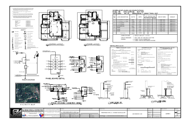 Jba Design, Build & Construction: Lighting Layout Power Layout | PDF ...