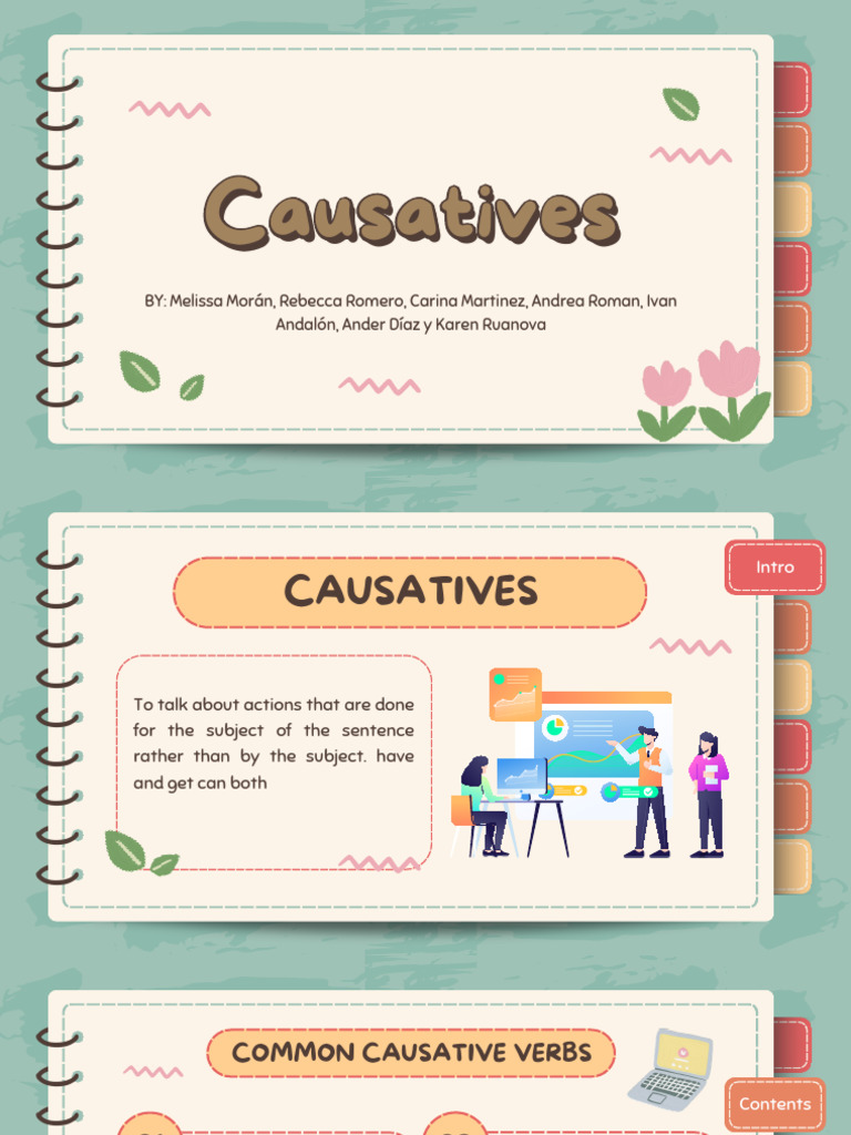 Causatives | PDF | Subject (Grammar) | Language Mechanics