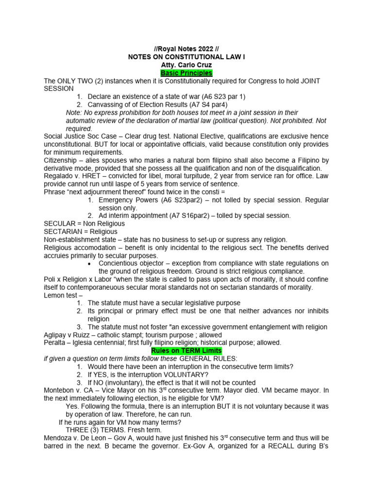 Royal Notes 2022 Pdf Search Warrant Eminent Domain