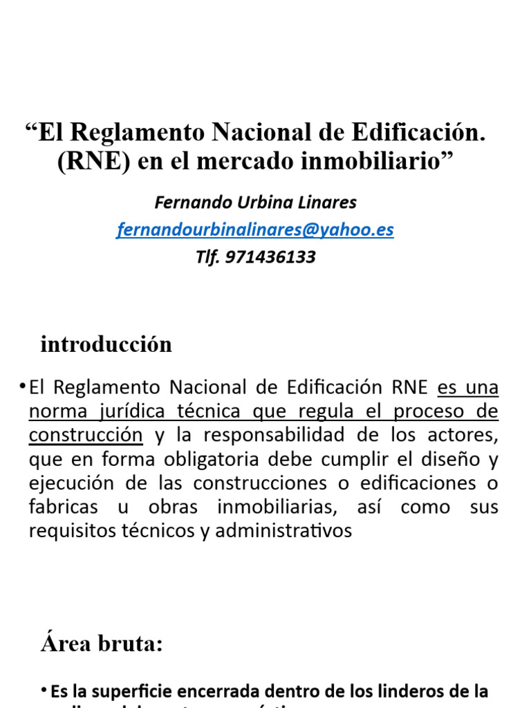 Reglamento Nacional de Edificación | PDF | Zonificación | Propiedad