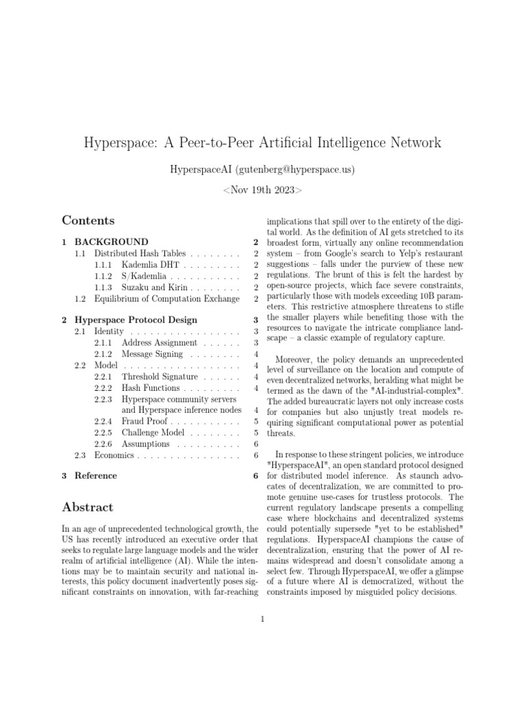 Bittorrent For Ai | PDF | Peer To Peer | Computing