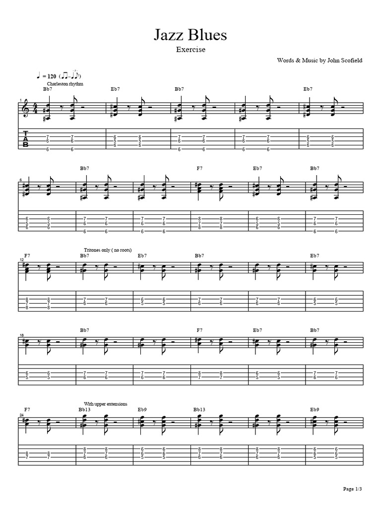 Jazz Licks Chords By John Scofield Pdf Elements Of Music Musical Forms