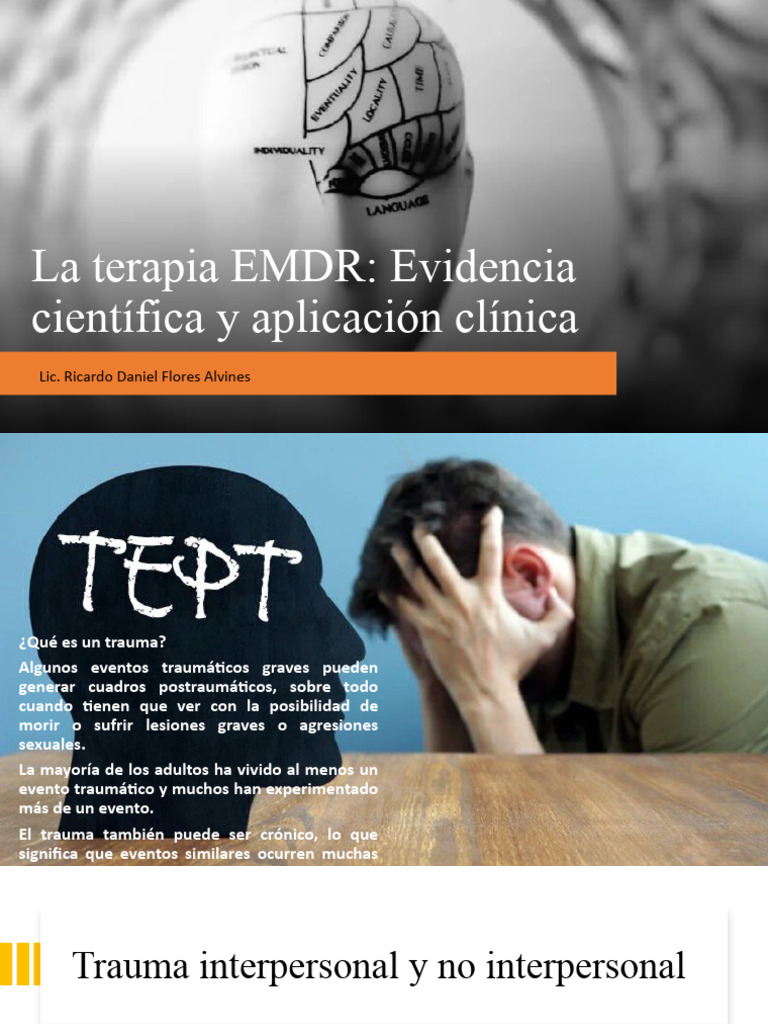 La Terapia EMDR | PDF | Desensibilización y reprocesamiento por movimientos oculares | Trauma ...