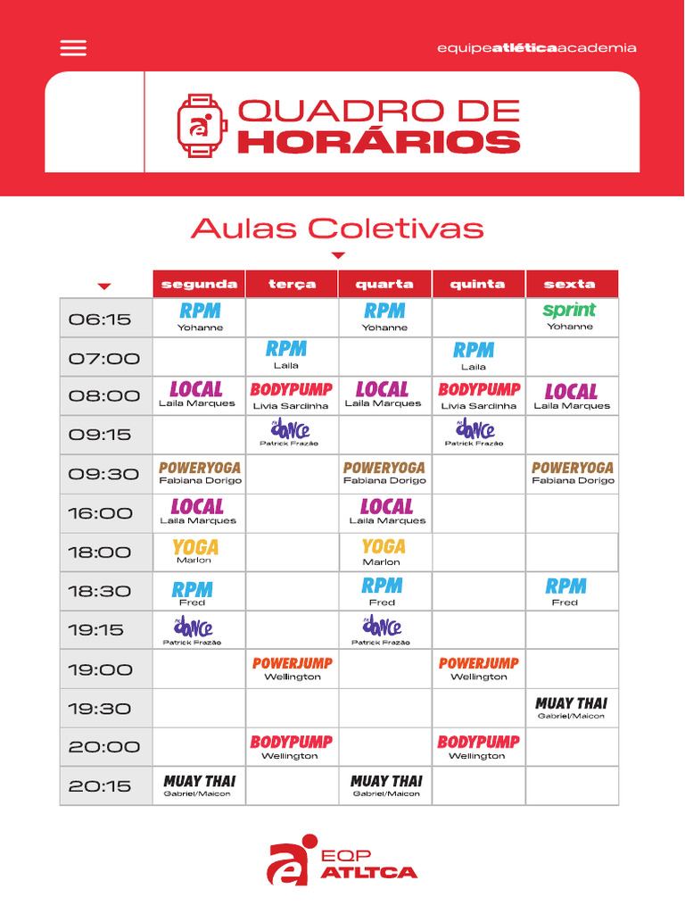 EA Quadro de Horários - Setembro | PDF