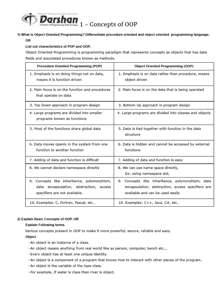 E-Notes PDF All-Units 27042019042410AM | PDF | Class (Computer ...