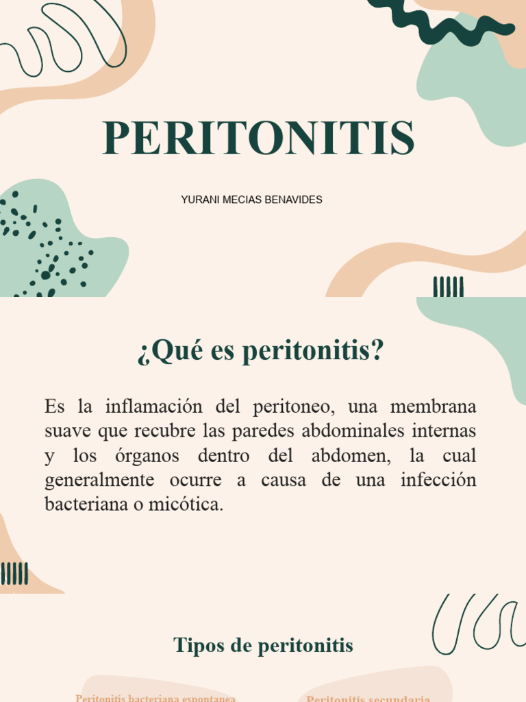 PERITONITIS | PDF