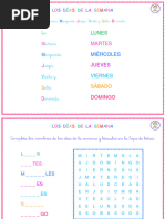 Los Meses Del Año Sopa de Letras Hoja de Trabajo Colorida | PDF