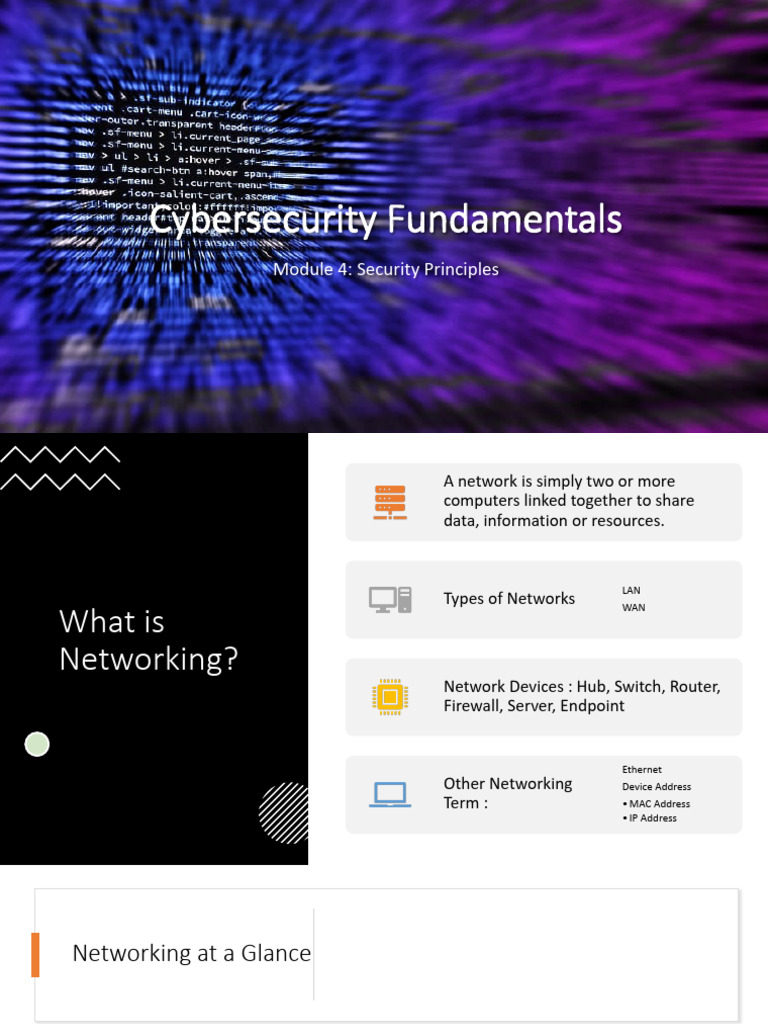 2 Cybersecurity Fundamentals Network Security | PDF | Computer Network ...
