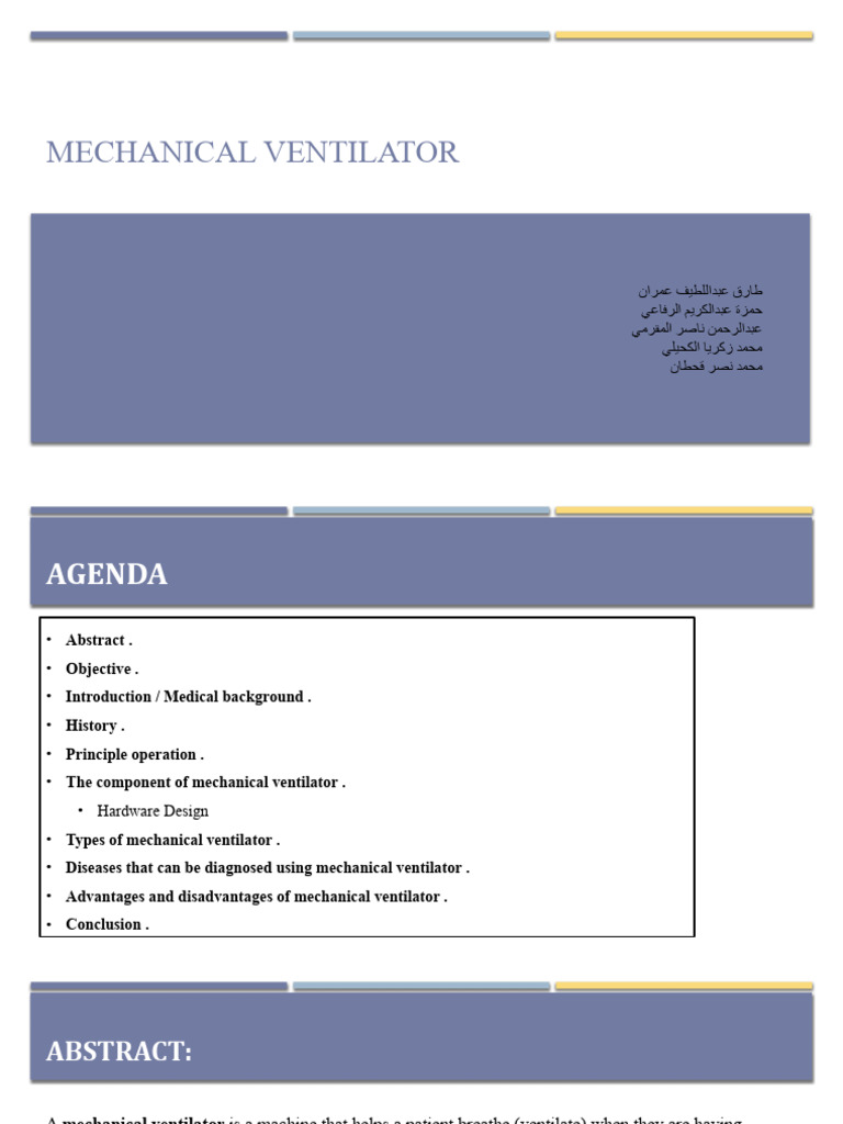 Mechanical Ventilation | PDF | Microcontroller | Breathing
