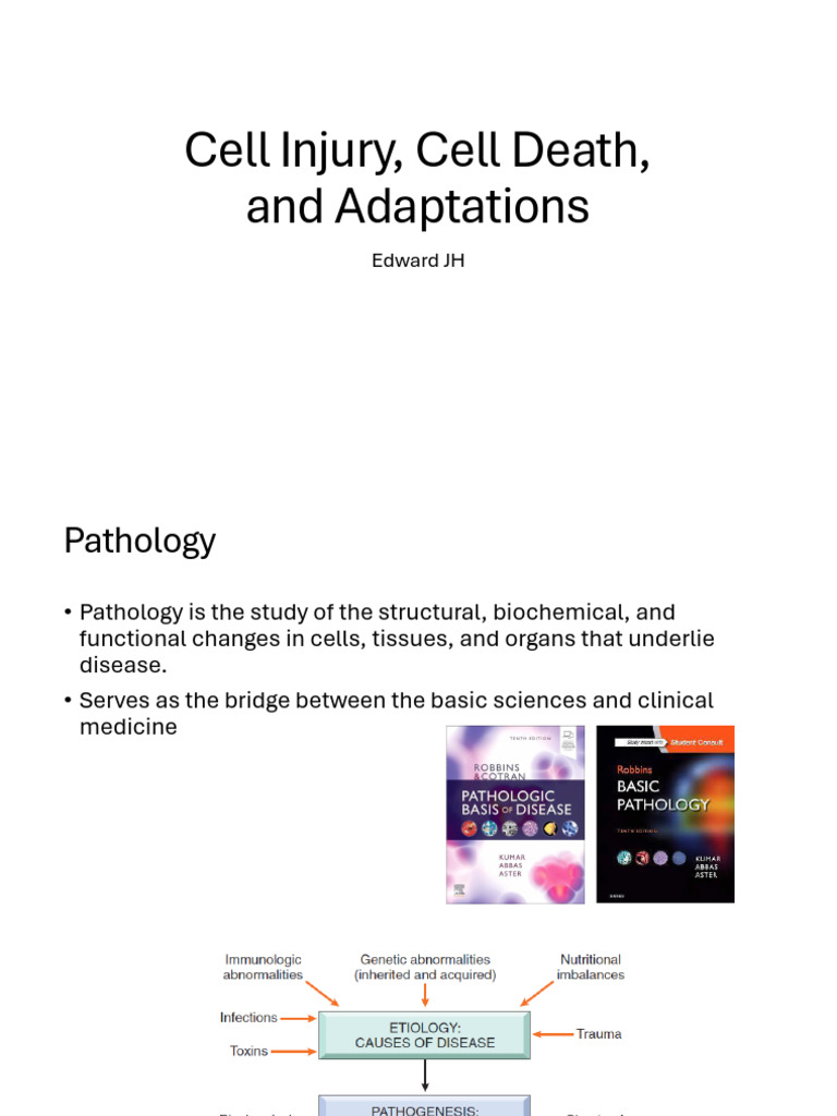 Cell Injury, Cell Death, Adaptation | PDF | Epithelium | Skeletal Muscle