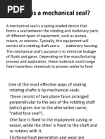 Mechanical Seal Failure Causes and Effects | PDF | Wear | Heat