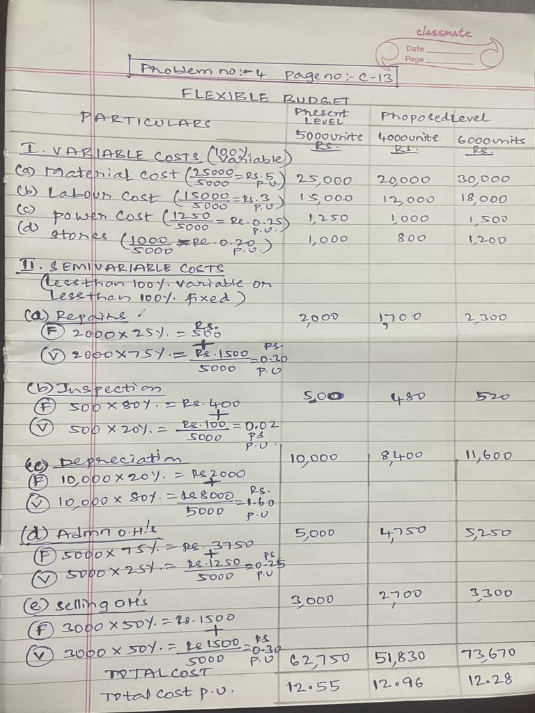 flexible budget (5) | PDF