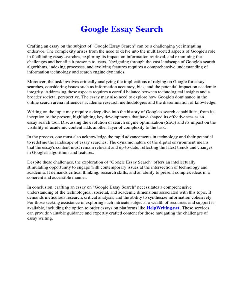 Google Essay Search | PDF | Penelope | Odyssey