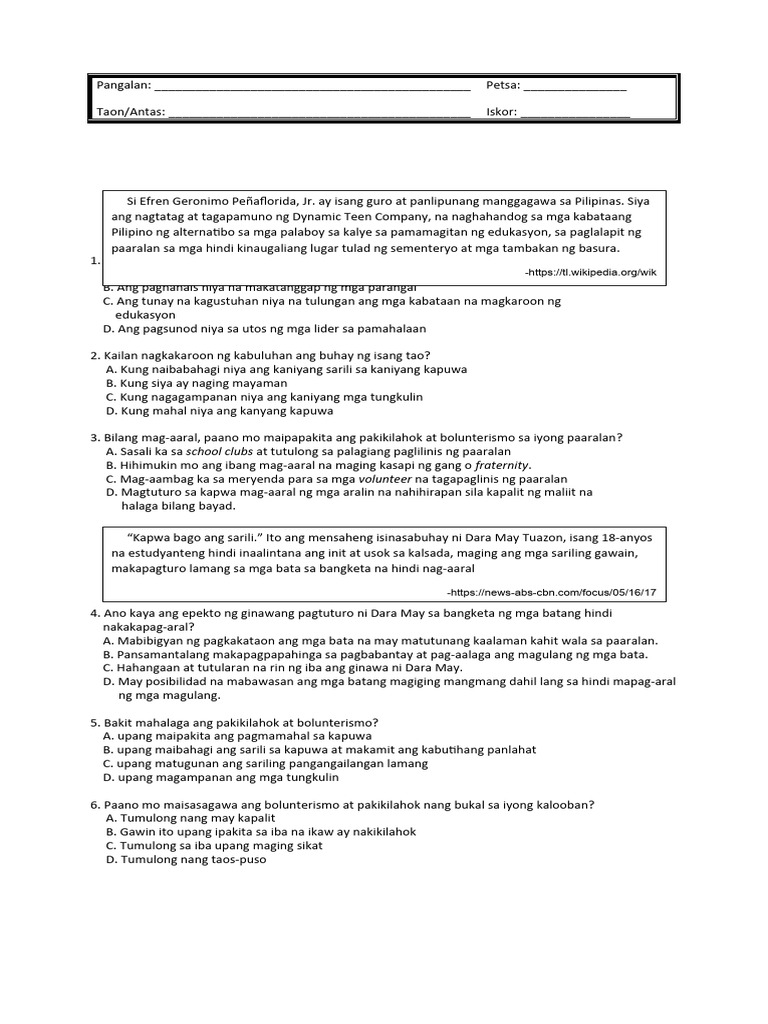 Modyul 8 Reviewer | PDF