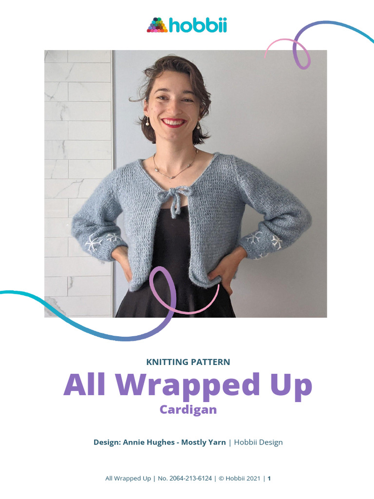 All Wrapped Up Cardigan Us | PDF | Knitting | Decorative Arts
