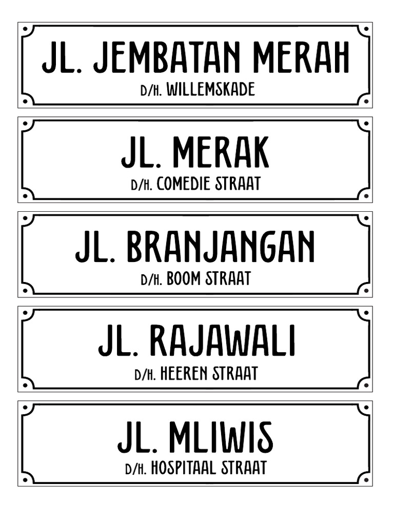 Old Style Street Sign | PDF