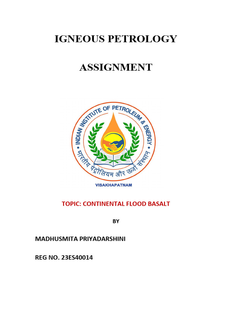 Continental Flood Basalts Study | PDF | Magma | Basalt