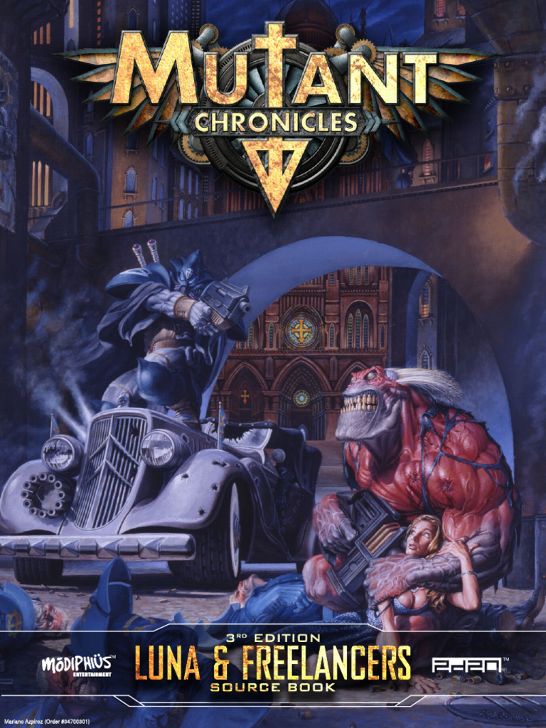 Mutant Chronicles Luna & Freelancers Source Book | PDF | Moon