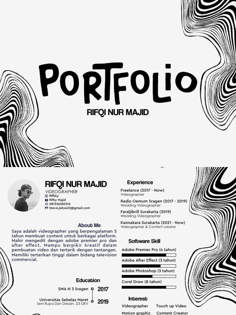 CV - Portfolio - Rifqi Nur Majid | PDF | Software | Computing