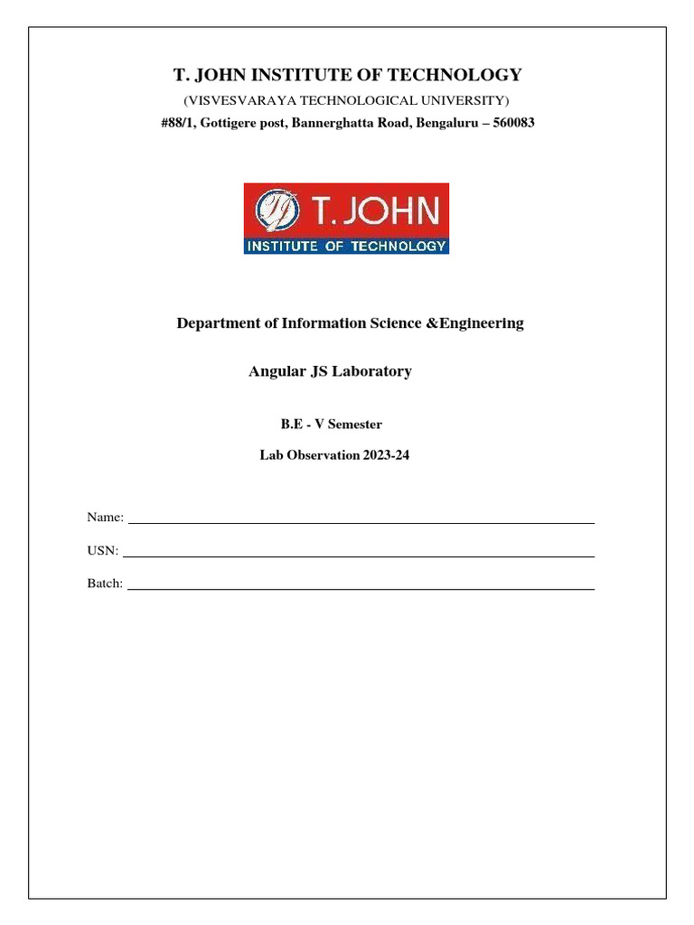 AJS Lab Observation | PDF | Angular Js | User (Computing)