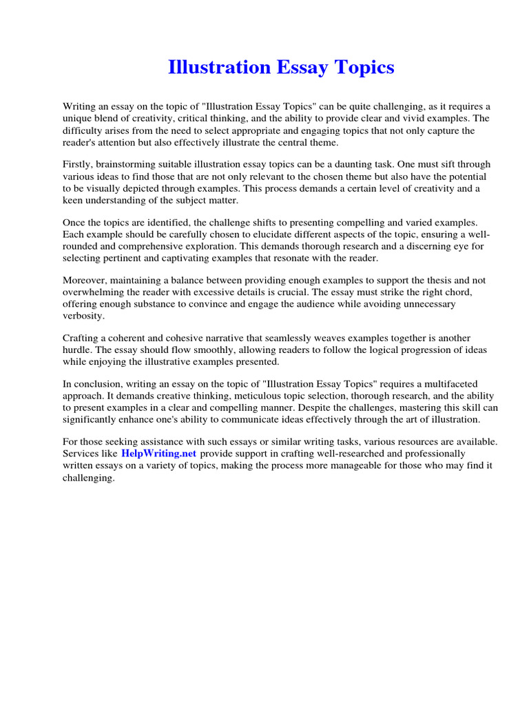 Illustration Essay Topics | PDF | Swap (Finance) | Foreign Exchange Market