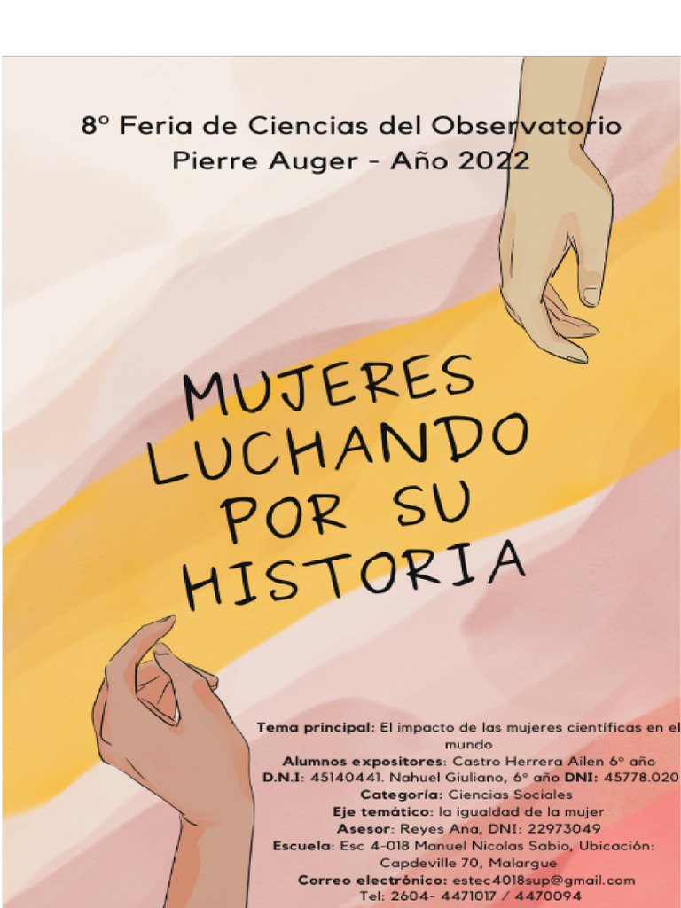 Mujeres Luchando Por Su Historia Versión 2 | PDF | Science