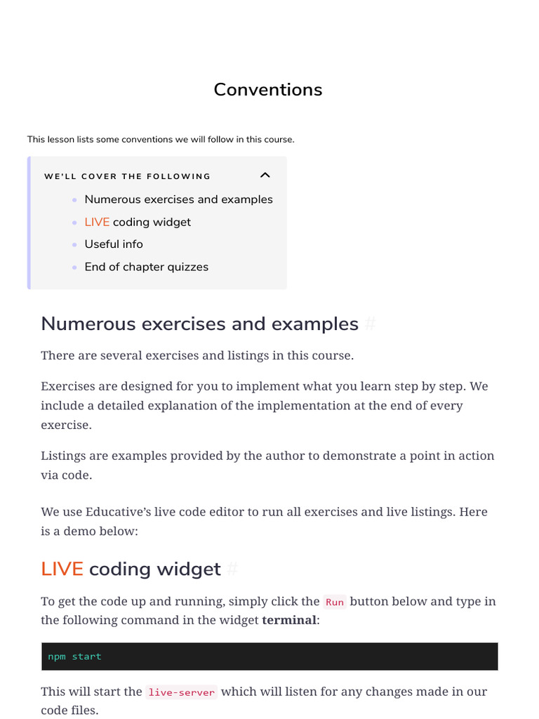 4 Conventions | PDF | Software Development | Computer Engineering