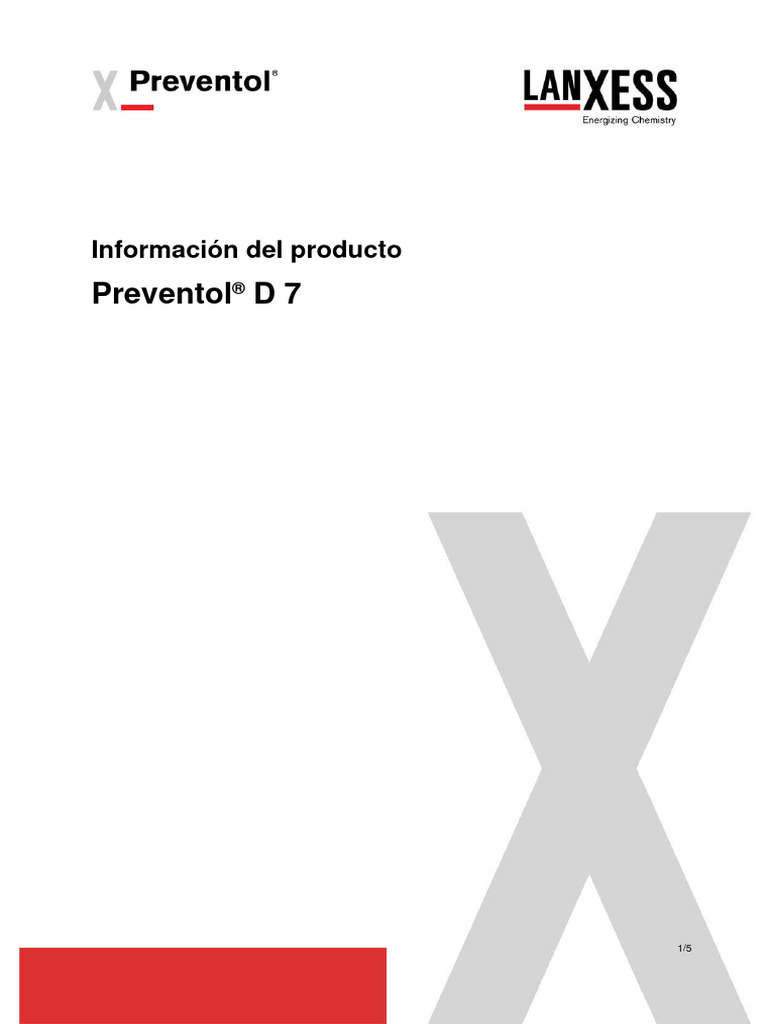 Preventol® D 7 - ES | PDF | Microorganismo | Agua