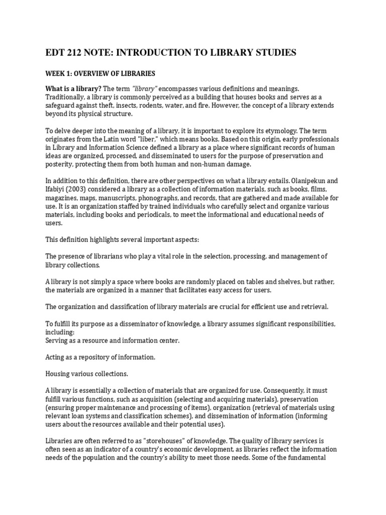 Edt 212 | PDF | Libraries | Information