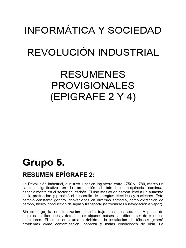 Rev Industrial | PDF | Revolución industrial | Innovación