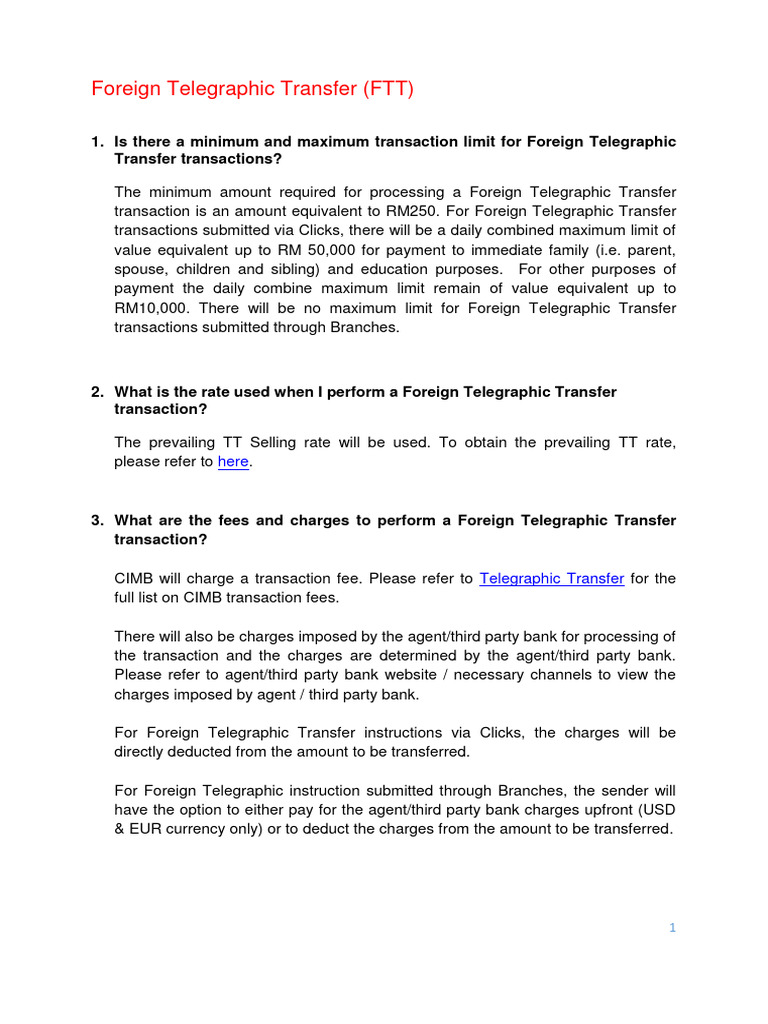 Final Faq On Remittances FTT v3 | PDF | Economies | Business