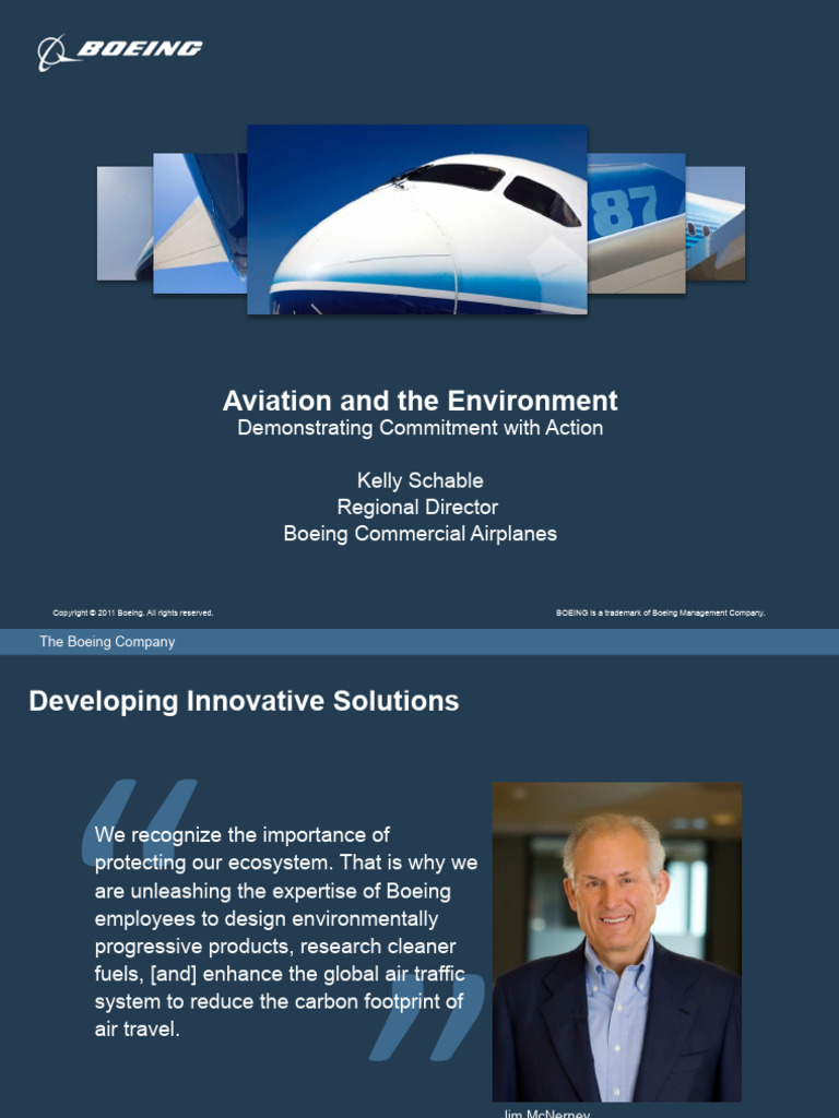 12_Aviation and the Environment | PDF | Boeing | Biofuel