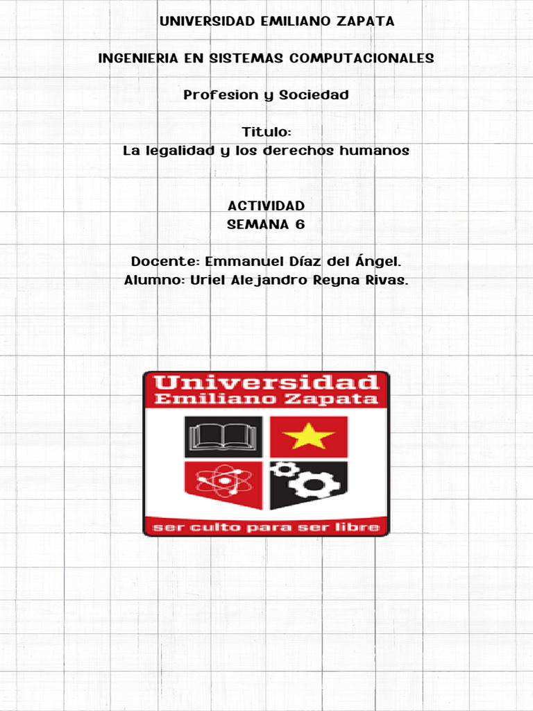 Uriel Alejandro Reyna Rivas - Semana 6 Profesion y Sociedad | PDF ...