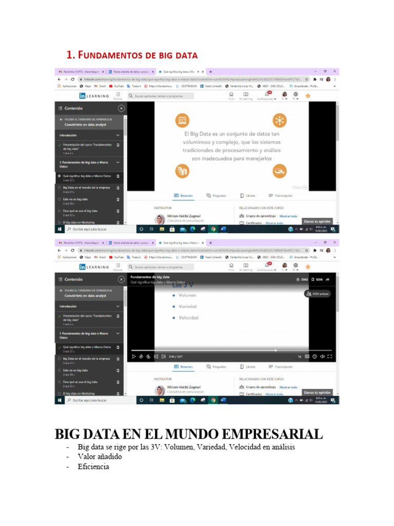 Fundamentos Big Data | PDF | Big Data | Procesamiento de datos