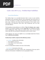 Model UN Position Paper Guide | PDF | United Nations | International ...