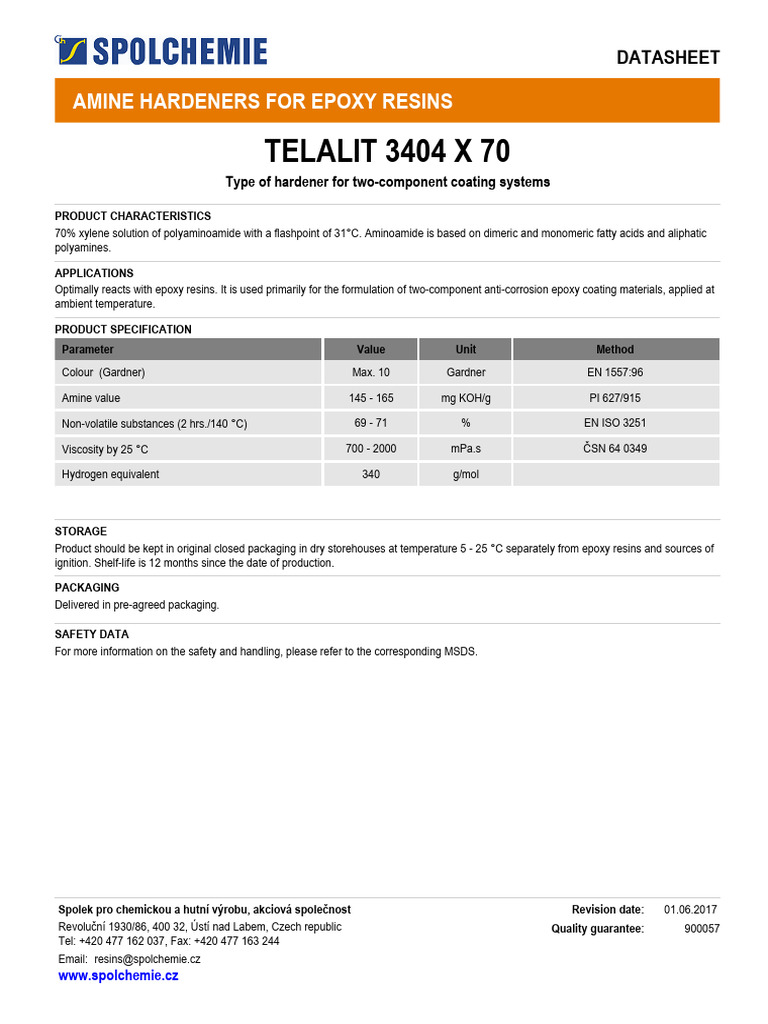 Telalit 3404 X 70 | PDF