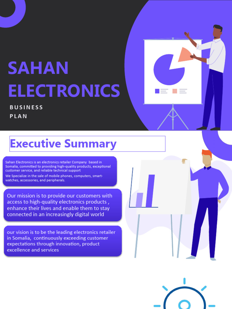 Sahan Electronics Business Plan | PDF | Brand | Retail