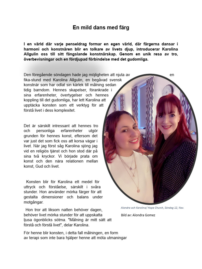 Intervju Karolina | PDF