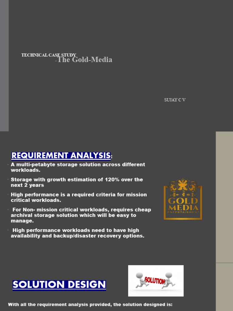 Technical Case Study | PDF | Cloud Computing | Backup