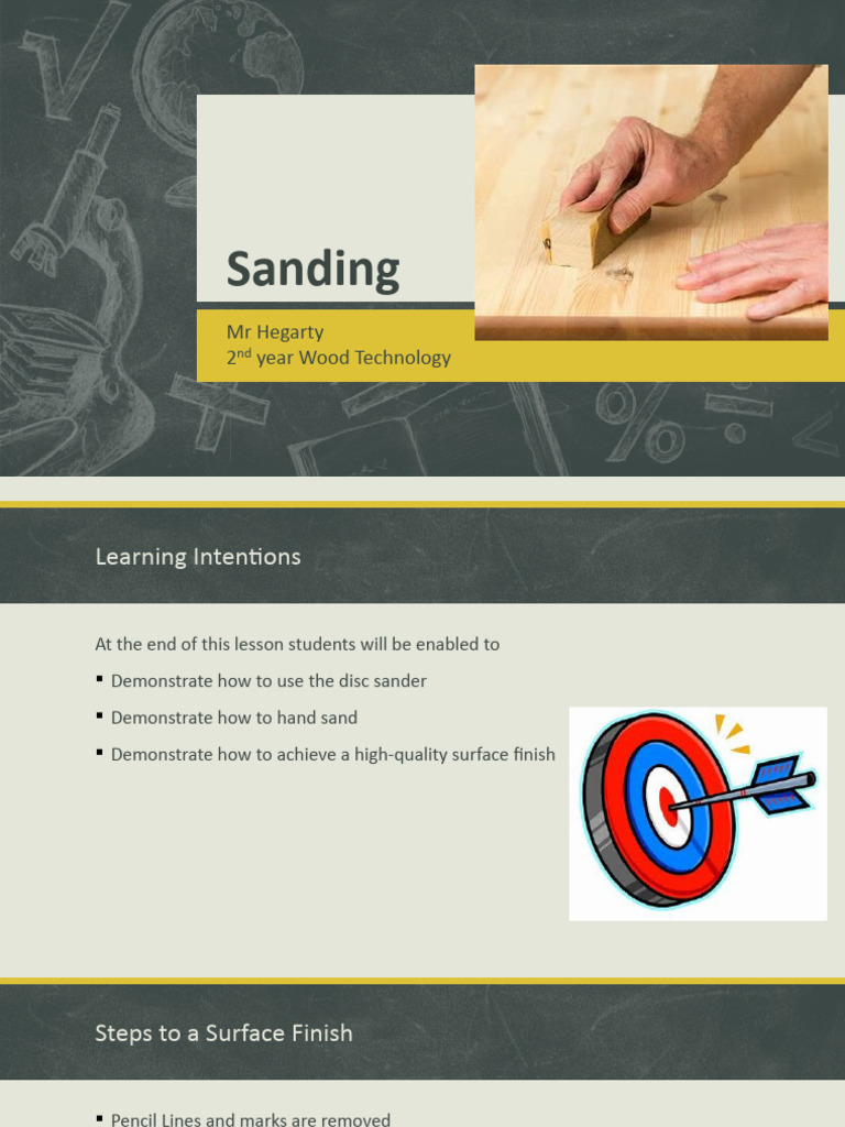 Sanding Powerpoint | PDF
