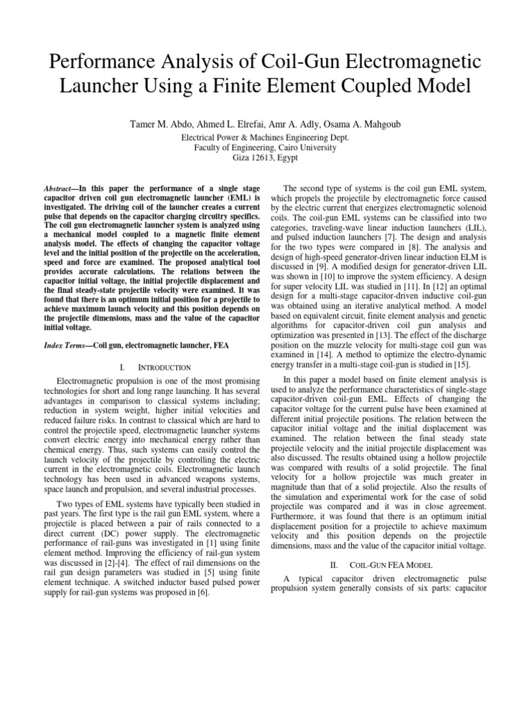 Coil Gun | PDF | Inductor | Capacitor