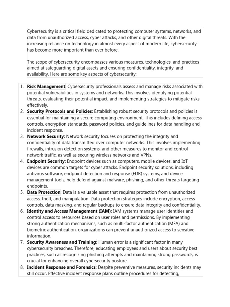 Cyber Security | PDF | Security | Computer Security Cyber Security | PDF | Security | Computer Security