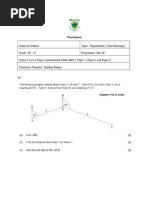 3.4 - True Bearings | PDF | Trigonometry | Angle