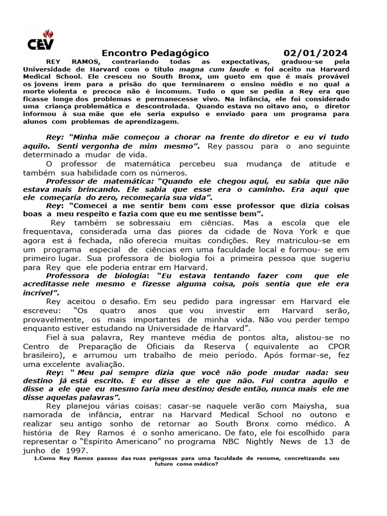 Rey Ramos | PDF | Pedagogia