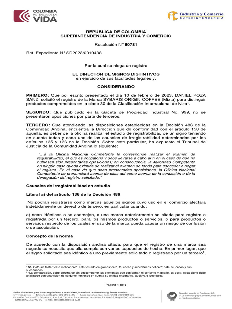 TM9 - Niega Sin Oposición | PDF | Marca | café