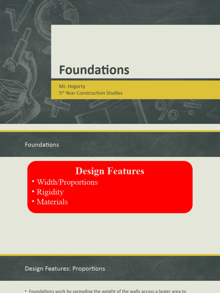 Foundations Design Features and Choice | PDF | Concrete | Foundation ...
