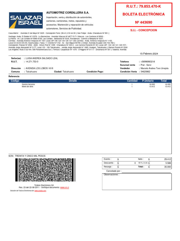 Documento 39 54620862 | PDF | Chile