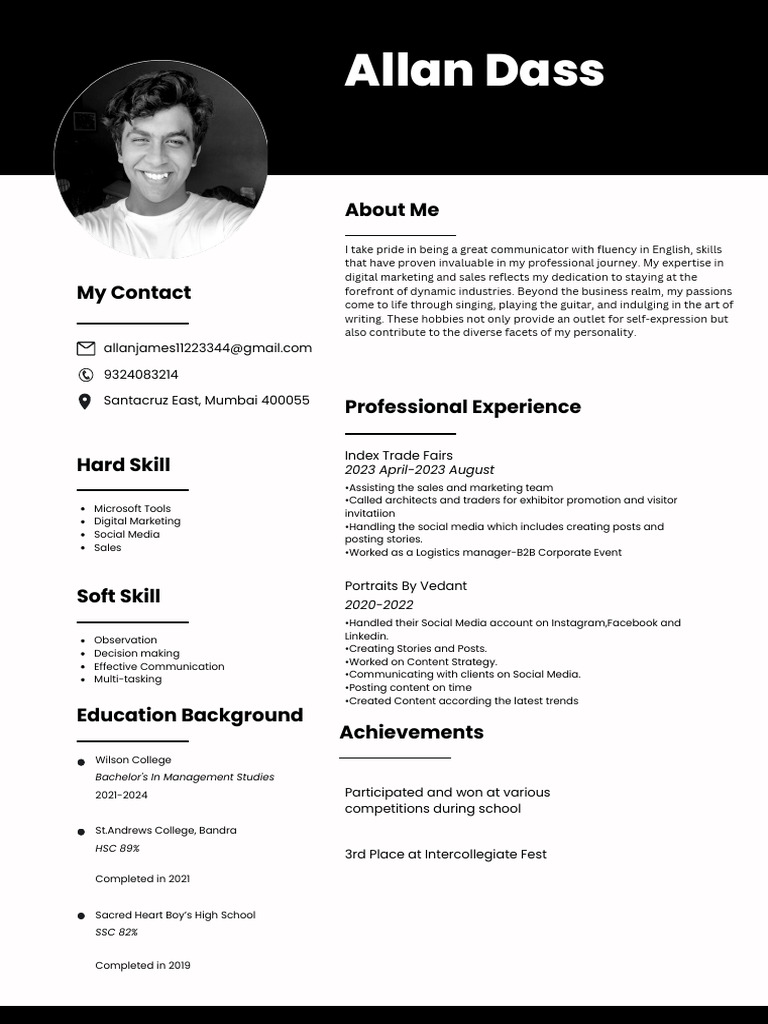 Allan Dass Resume | PDF | Social Media | Popular Culture & Media Studies